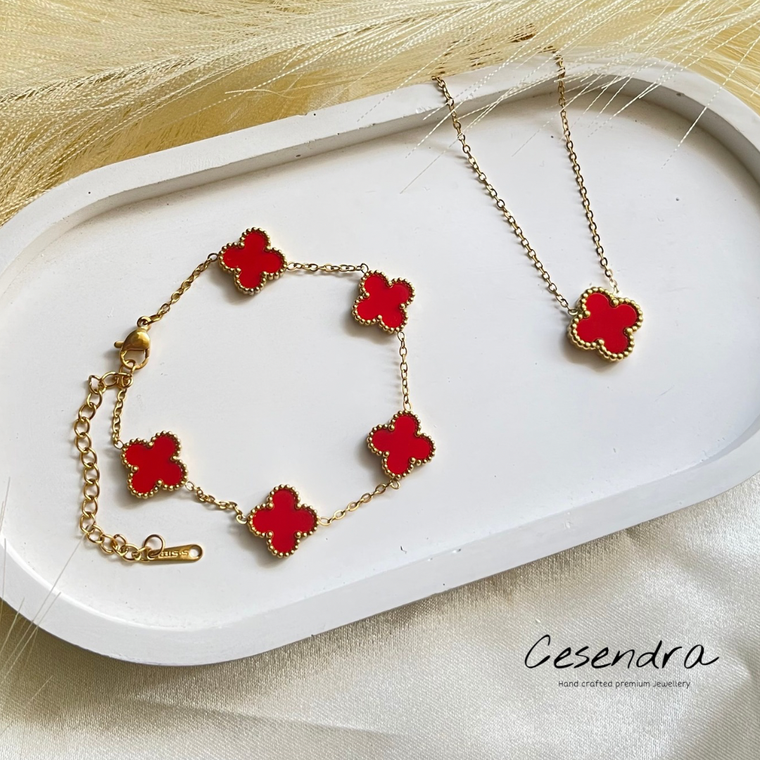 Clover Crush Set -18K – Cesendra PK